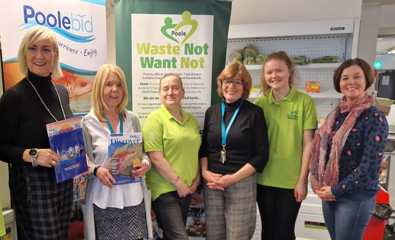 Poole Waste Not Want Not Named Poole BID’s Charity of the Year - Poole ...